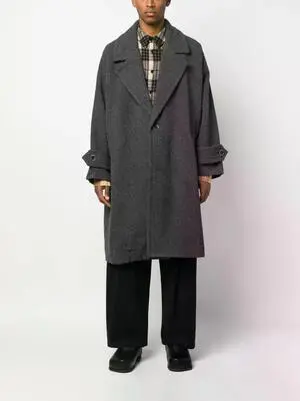 UMA WANG Cassie Single-breasted Virgin Wool Coat