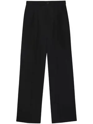 ANINE BING Carrie Wide-leg Wool Trousers