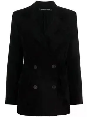 ANTONINO VALENTI Notched-lapel Double-breasted Blazer