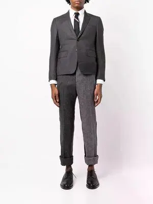 Thom Browne Super 120s Single-breasted Blazer - Grey