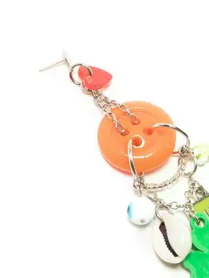 AMIR SLAMA Luck Clover Charm Single Earring