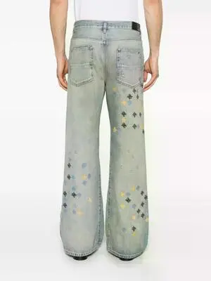 Amiri Ma Quad Embroidered Jeans
