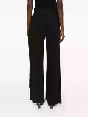 Rabanne Wraparound-design Palazzo Pants