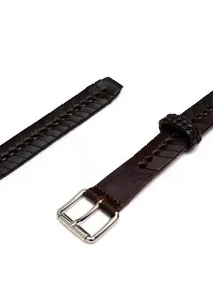 LEMAIRE Braided Leather Belt