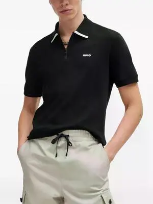 Hugo Logo-print Cotton Polo Shirt