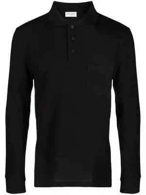 Saint Laurent Logo-embroidered Polo Shirt