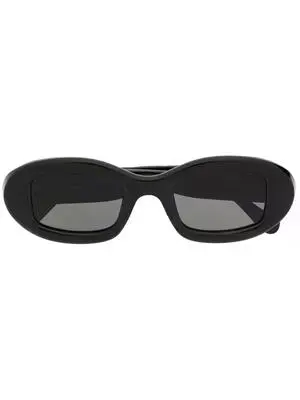 RETROSUPERFUTURE Oval Frame Sunglasses - Black
