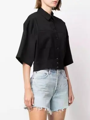 AMBUSH Cropped Cotton Shirt