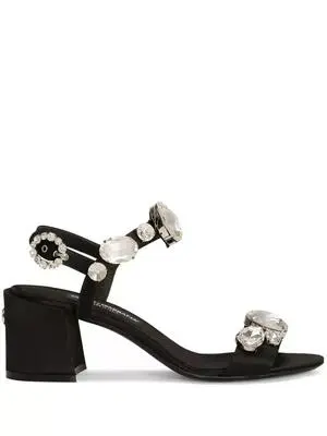 Dolce & Gabbana Embellished Crystal Sandals