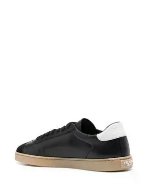 Prada Leather Sneakers - Black