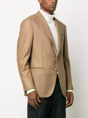 Caruso Single-breasted Wool-cashmere Blazer