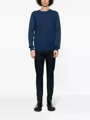 Corneliani Crew-neck Virgin Wool Jumper