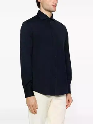Brunello Cucinelli Cotton Shirt - Blue
