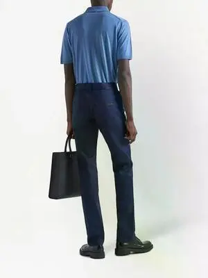 Prada Five-pocket Stretch Drill Jeans - Blue