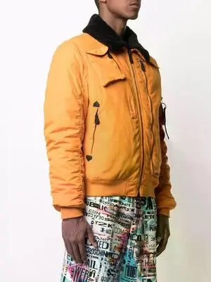 Moschino Logo-keyring Bomber Jacket