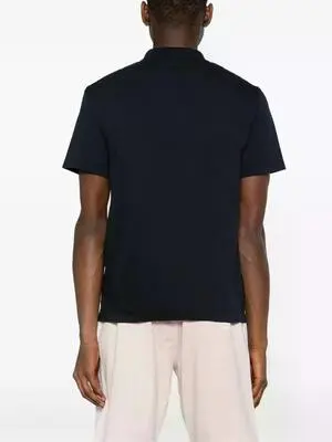 Stone Island Compass-motif Polo Shirt - Blue