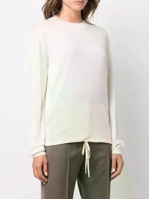 JIL SANDER Drawstring Fine-knit Jumper
