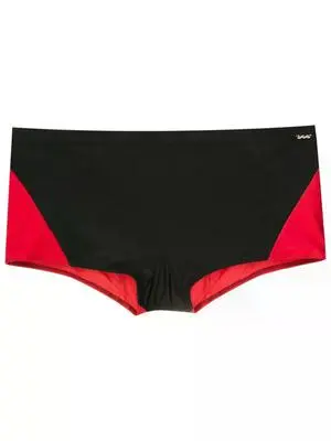 AMIR SLAMA Two-tone Swim Trunks - Red