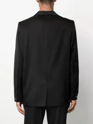 BIANCA SAUNDERS Gathered Single-breasted Blazer