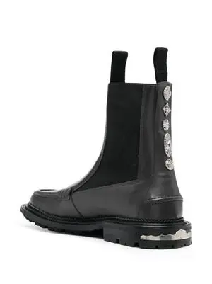 TOGA VIRILIS Side Gore Ankle Leather Boots