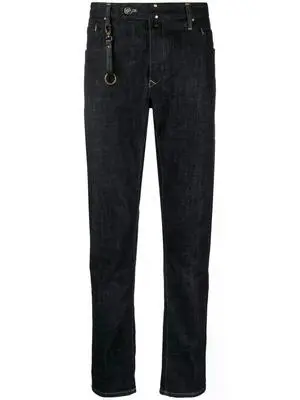 Incotex Straight-leg Jeans With Logo Patch