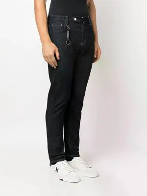 Incotex Straight-leg Jeans With Logo Patch