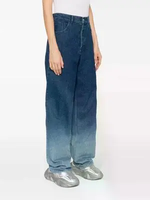 BOTTER Gradient-effect Mid-rise Boyfriend Jeans