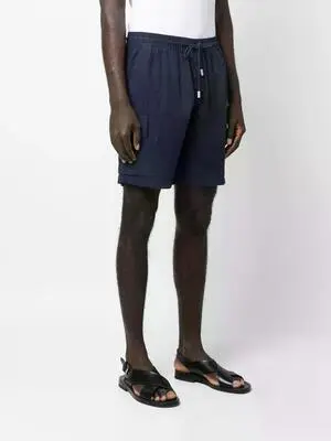 Vilebrequin Linen Bermuda Shorts - Blue