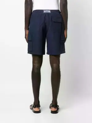 Vilebrequin Linen Bermuda Shorts - Blue