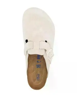 BIRKENSTOCK Boston Suede Clog - Neutrals