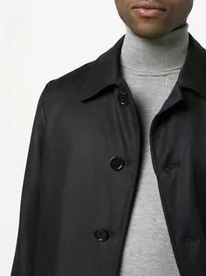 LARDINI Single-breasted Wool And Cashmere Coat