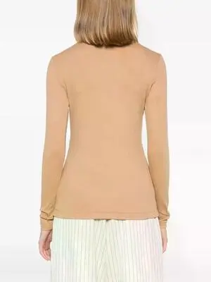 Fabiana Filippi Knit-collar T-shirt