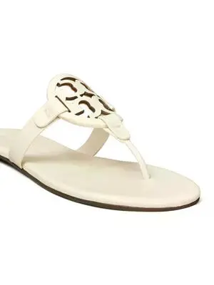 Tory Burch Miller Thong Strap Sandals - Neutrals