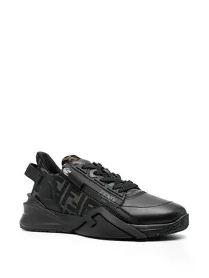 Fendi Flow Low-top Sneakers - Black