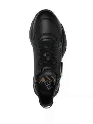 Fendi Flow Low-top Sneakers - Black