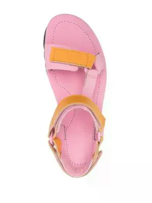 Camper Oruga Up Platform Leather Sandals