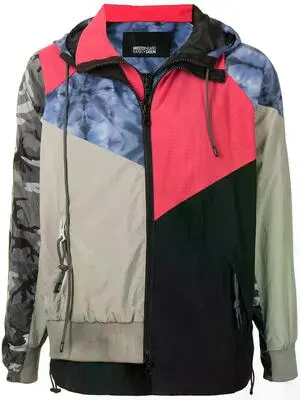 MOSTLY HEARD RARELY SEEN Every Which Way Patchwork Track Jacket - Grey