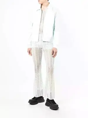 DION LEE Zip-up Fitted Bomber Jacket