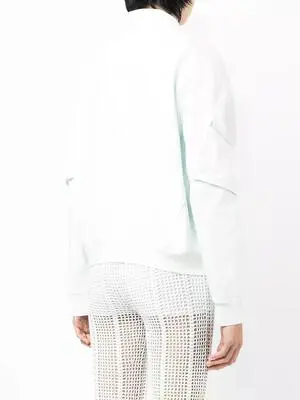 DION LEE Zip-up Fitted Bomber Jacket