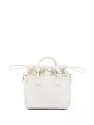 MAISON MARGIELA 5ac Horizontal Leather Tote - White