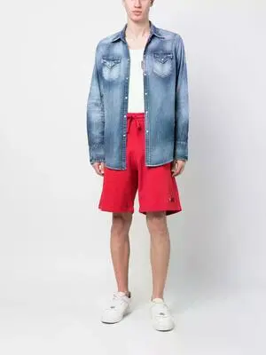 DIESEL® P-crown-div Logo-embroidered Track Shorts
