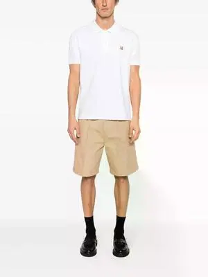 Maison Kitsuné Fox-patch Piqué Polo Shirt