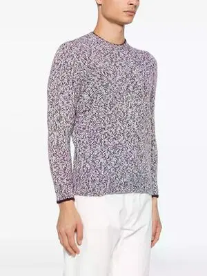 BARBA NAPOLI Virgin Wool Knitted Sweater - Red