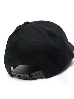 Palm Angels Burning Monogram-embroidered Baseball Cap