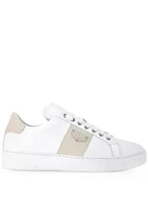 Philipp Plein Logo-plaque Leather Sneakers
