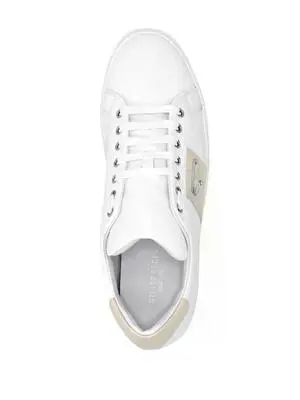 Philipp Plein Logo-plaque Leather Sneakers