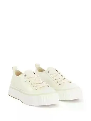 AMI Paris Canvas Low-top Sneakers