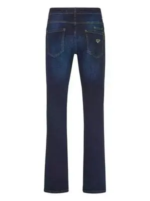 Philipp Plein Supreme Iconic Low-rise Straight-leg Jeans