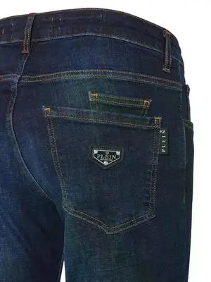 Philipp Plein Supreme Iconic Low-rise Straight-leg Jeans