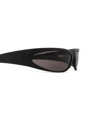 Balenciaga Reverse Xp Wrap Oval-frame Sunglasses